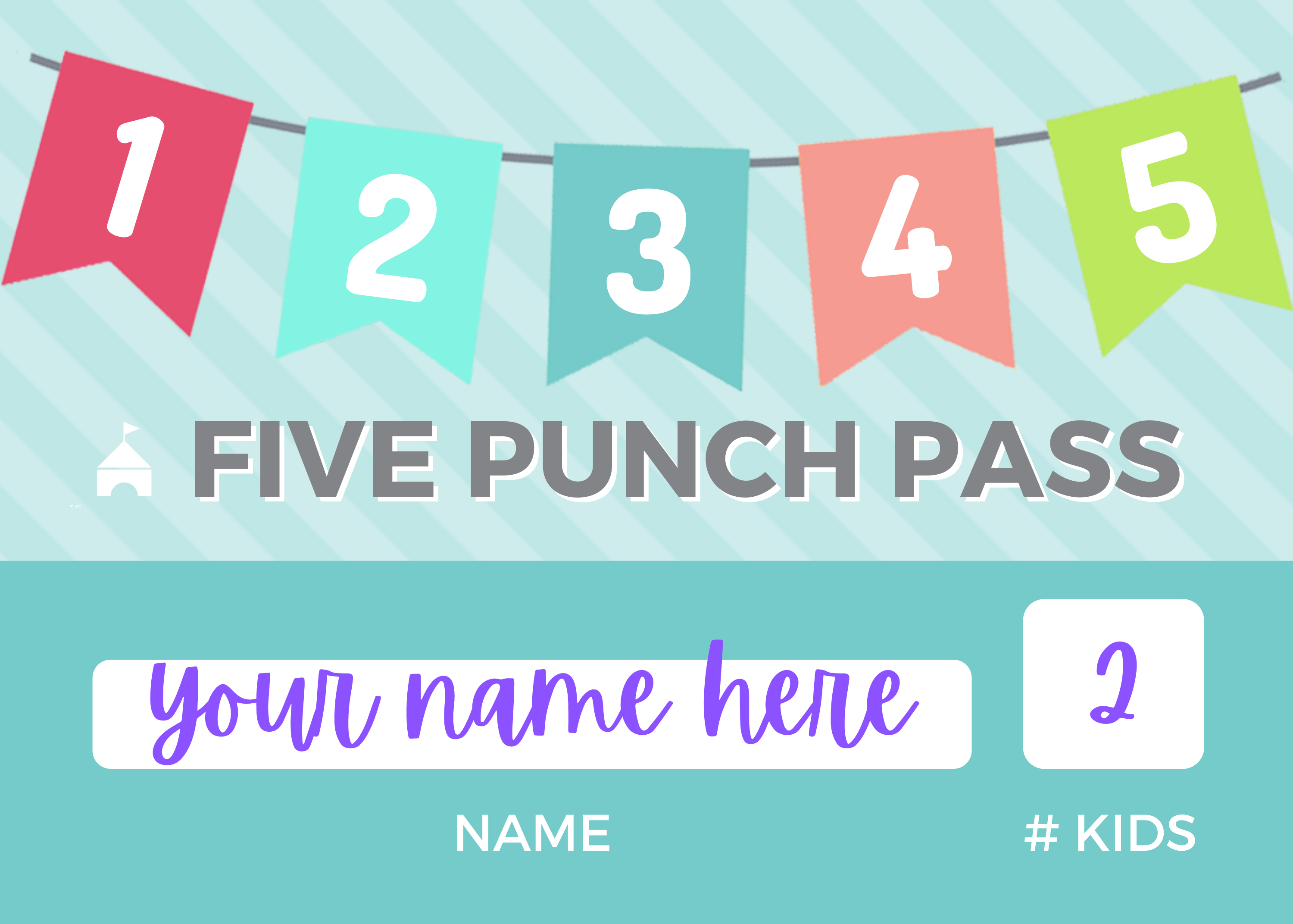 Punch Pass (5 Visits) | The Children's Piazza